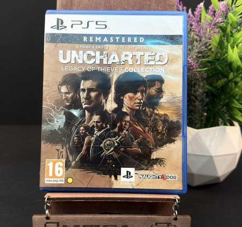 Uncharted legacy of thieves collection ps5 Диск