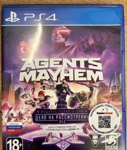 Agents of Mayhem. Издание первого диск для PS4 б/у