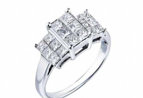 Кольцо Ralfdiamonds 1,00 ct Pave Diamonds Princess