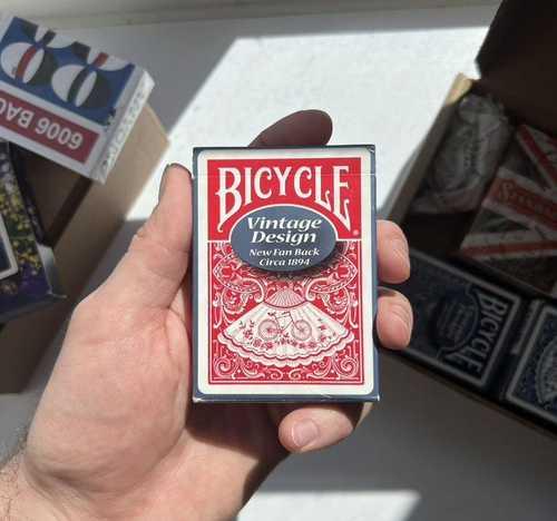 Игральные карты Bicycle Vintage New Fan Back