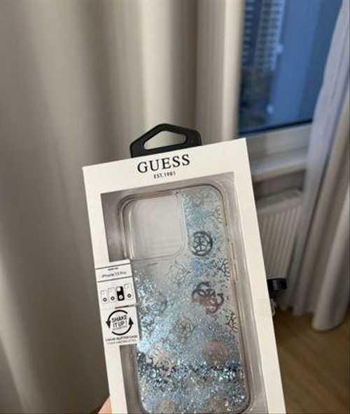 Чехол для iPhone 13 pro Guess оригинал голубой