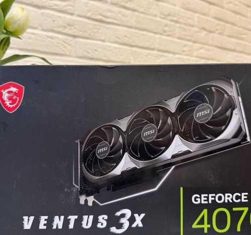 Видеокарта RTX 4070 Ventus 3X E OC новая