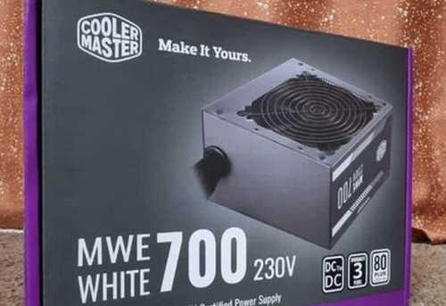 Блок питания cooler master mwe white 700