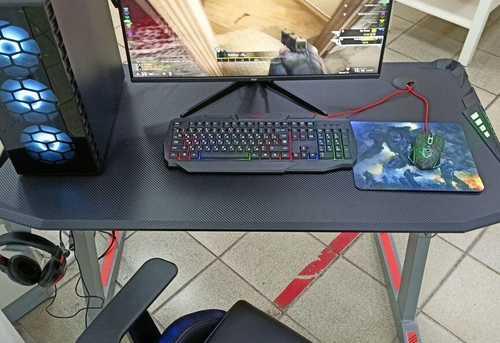 Новый геймерский компьютерный стол "Карбон"