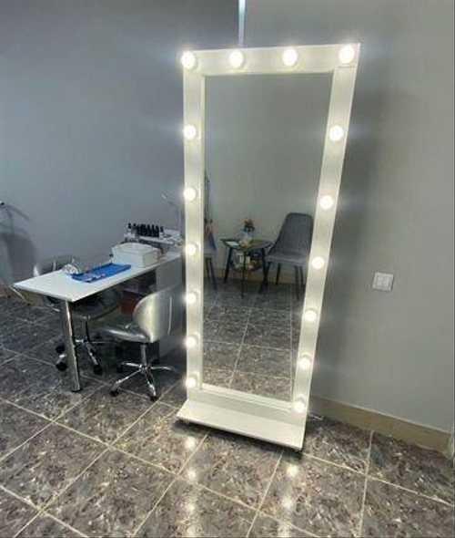Передвижное зеркало с подсветкой от производителя
