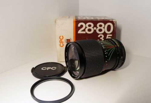 CPC Zoom Canon FD 28-80mm F3.5 с хранения
