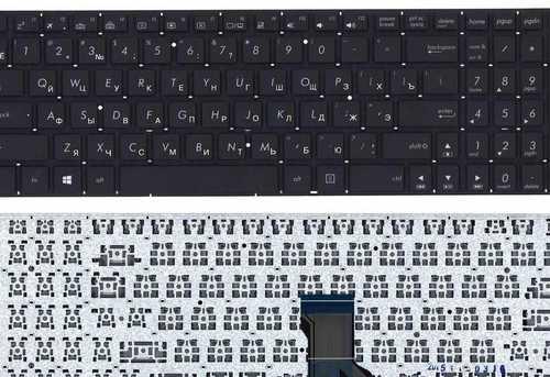 Клавиатура для Asus Q552 черная с подсветкой