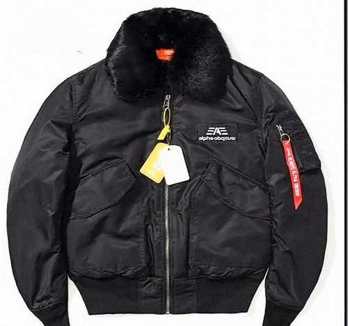 Бомбер alpha industries зимний