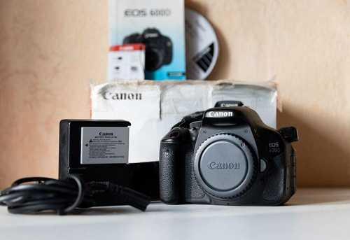 Canon EOS 600D Body комплект пробег 24к