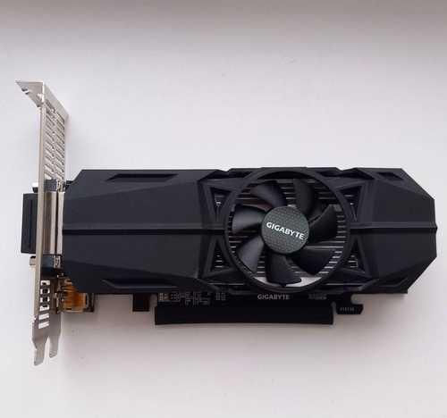 Видеокарта gigabyte GeForce GTX 1050 Ti OC LP GV-N