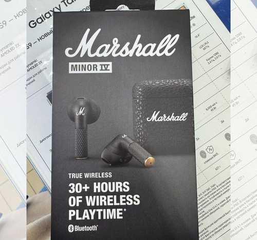 Наушники беспроводные Marshall Minor IV Black