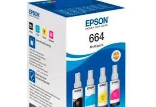 Epson C13T66464A Чернила для L100 4-colour multipa