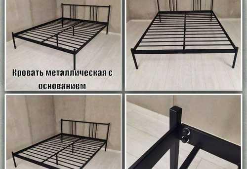Кровать металлическая двуспальная