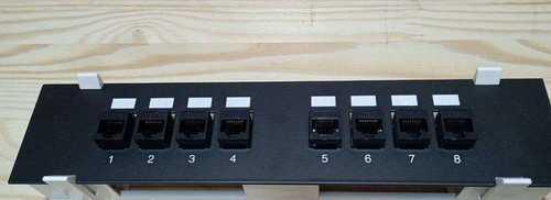 Патч панель cat 6 keystone
