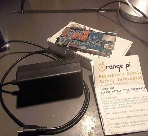 Orange pi 5 (8gb) + блок питания