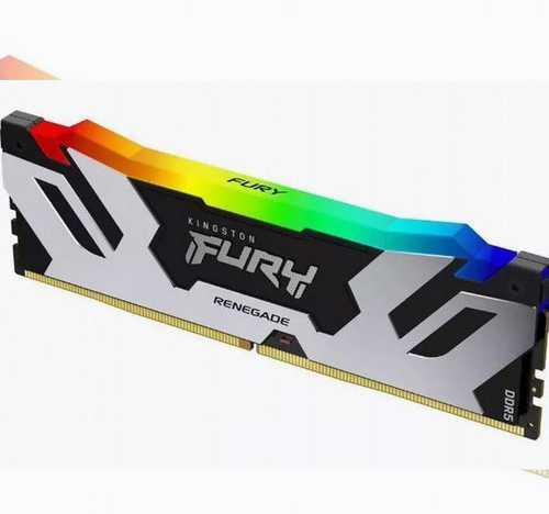 Память DDR5 Kingston fury Renegade Silver RGB 24Gb