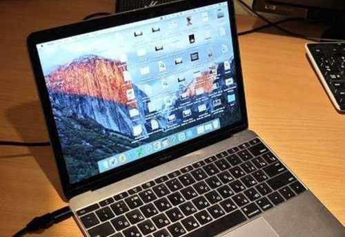 MacBook 12 (2015), 256 гб, Core M, 1.1 ггц, RAM 8