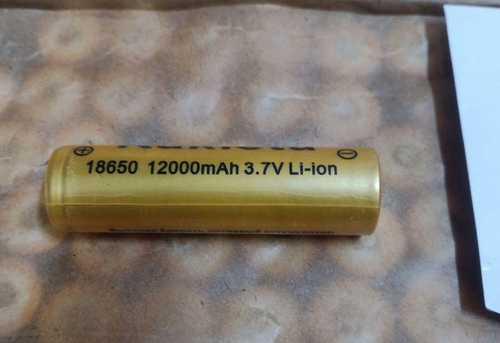 Аккумулятор 18650, 12000mah 3.7v