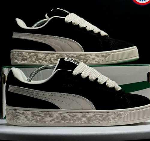 Кроссовки зимние Puma Suede XL black label