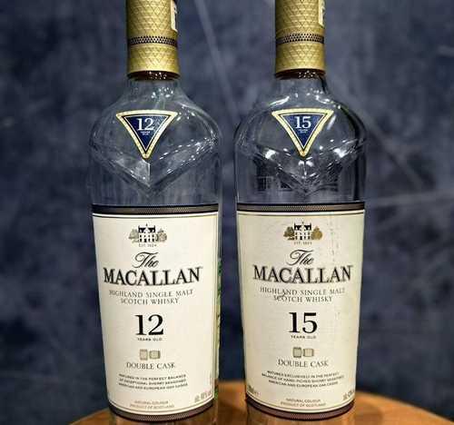 Графины Macallan 12 и 15 лет