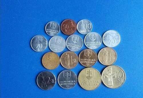 Монеты Словакии продажа, обмен на бим