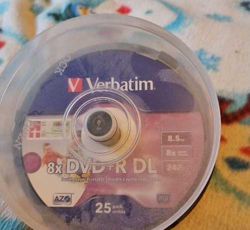 Verbatim DVD+R DL 4 диска