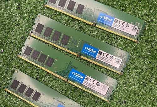 Оперативная память ddr4 32gb 4x8 crucial 2400