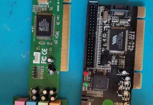 SATA controller и звуковая карта