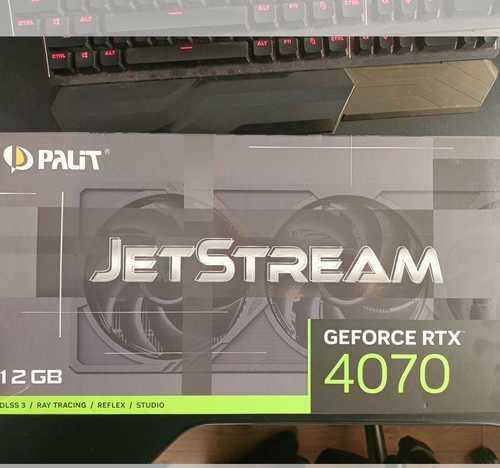 Видеокарта Palit GeForce RTX 4070 JetStream