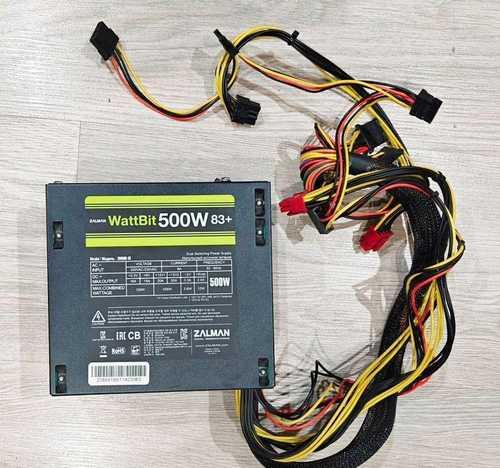 Блок питания zalman wattbit 500w