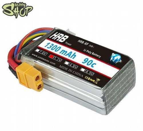 Аккумулятор HRB 3S 1300mah 90C XT60