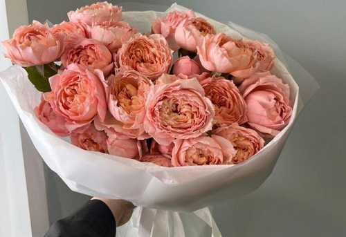 Пионовидная розочка Джульетта букет