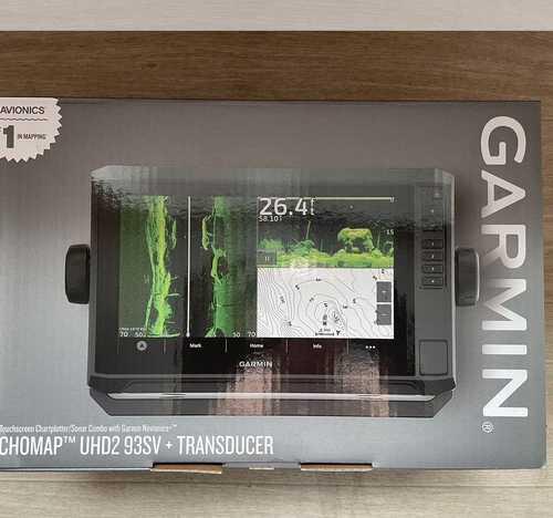 Эхолот garmin echomap uhd2 93sv gt56 новый