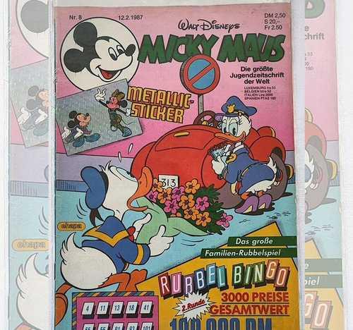 Комикс / Журнал Микки Маус Mickey Mouse №8, 1987