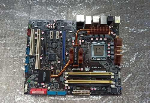 Материнская плата на запчасти asus P5Q WS LGA775