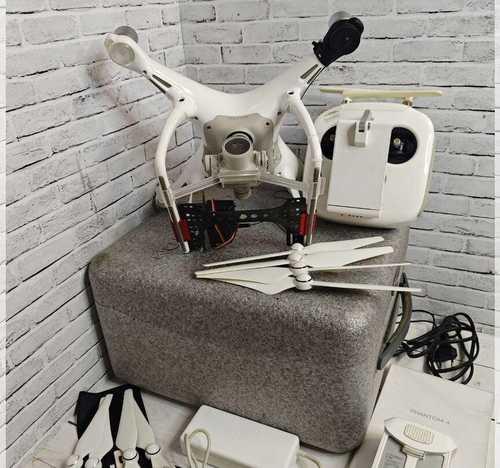 Грузовой Квадрокоптер dji phantom 4 со сбросом