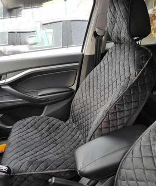 Накидки на передние сиденья автомобиля с боками