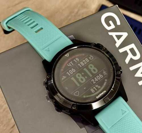 Часы garmin fenix 5 sapphire черные