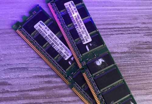 Оперативная память samsung ddr1, 1gb