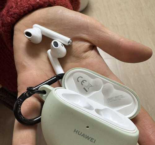 Наушники вкладыши Huawei freebuds 4 в кейсе