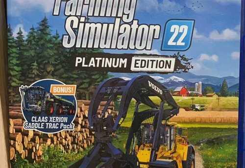 Farming simulator 22 ps4 диск
