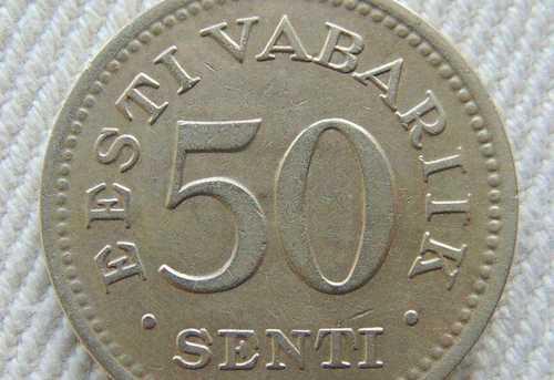 Эстония 50 центов 1936 г