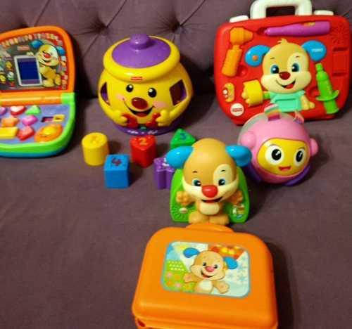 Fisher price, учёный щенок, развивающие игрушки