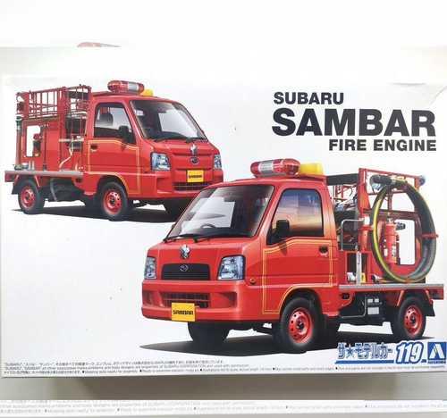 Subaru Sambar Fire Engine Truck 4WD