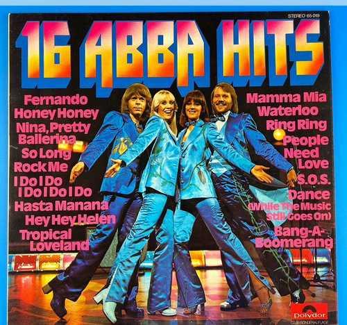 Abba – 16 abba hits -LP -Germany -1976 г