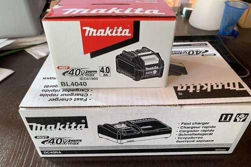 Makita xgt аккумулятор 4 и зарядное