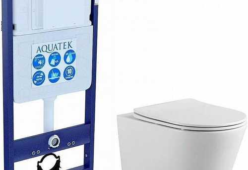 Комплект унитаза с инсталляцией Aquatek Set Aquat