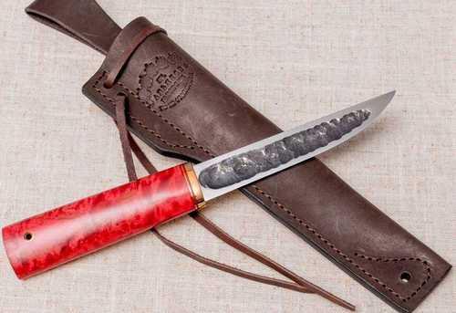 Нож Якут Большой-сталь К340, карельская береза