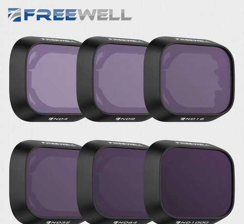 Набор из 6 ND фильтров FreeWell для DJI Mini 3 Pro
