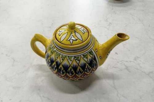 Чайник заварочный 1 л. желтый Мехроб